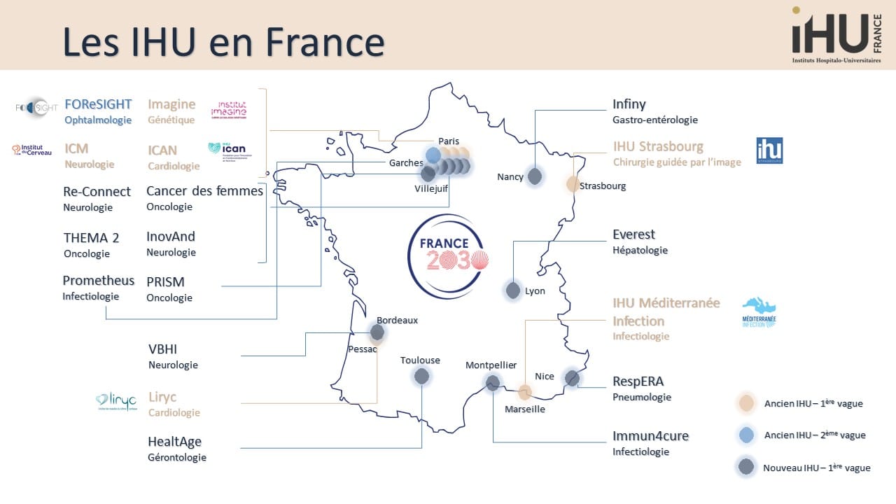 « France 2030 » : création de 12 nouveaux IHU